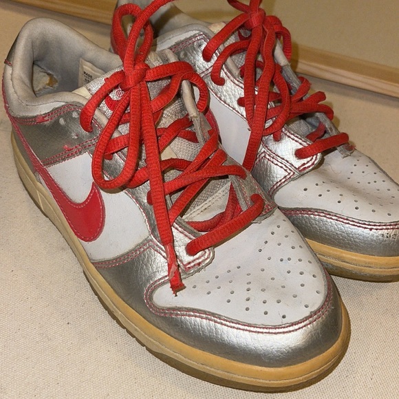 Nike | Shoes | Nike Dunk Low Silver Starburst 205 | Poshmark